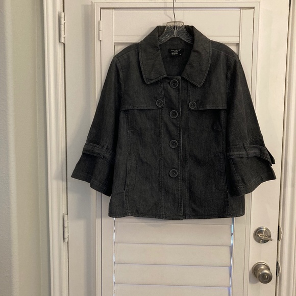Sandro | Jackets & Coats | Sandro Gray Jacket For Women Size Xl ...